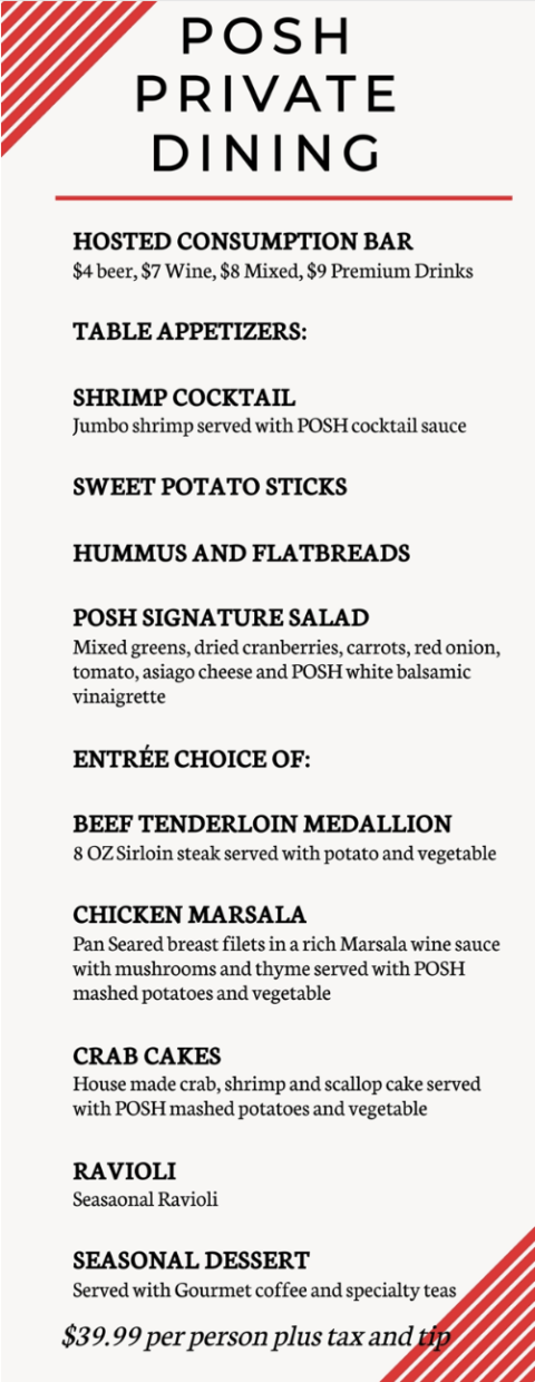 POSH Restaurant - POSH Events